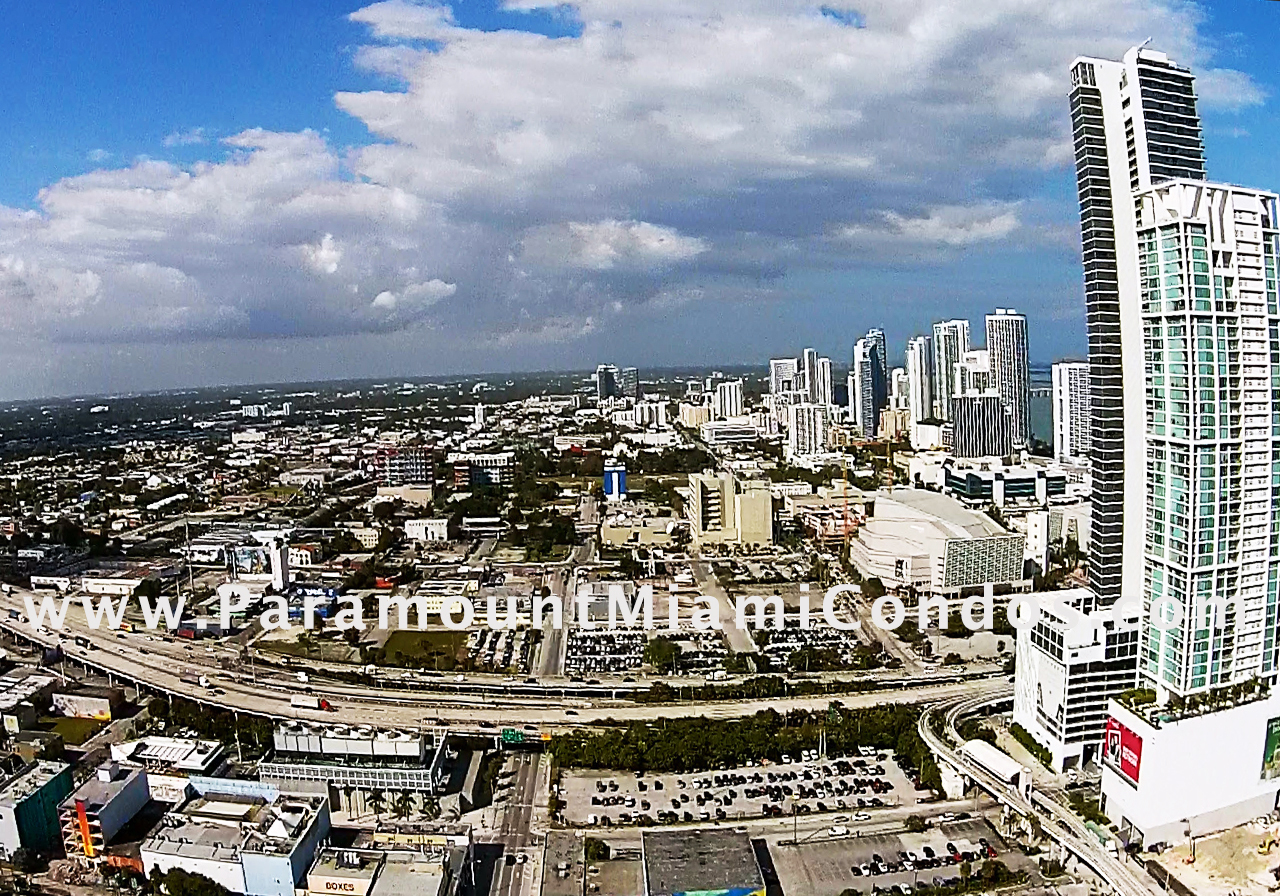 VIEWS | Paramount Miami Worldcenter 40th Floor Views - Miami Luxury Homes