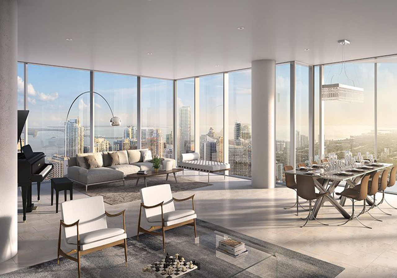 One River Point Releases New Renderings of Chic Interiors - Miami ...