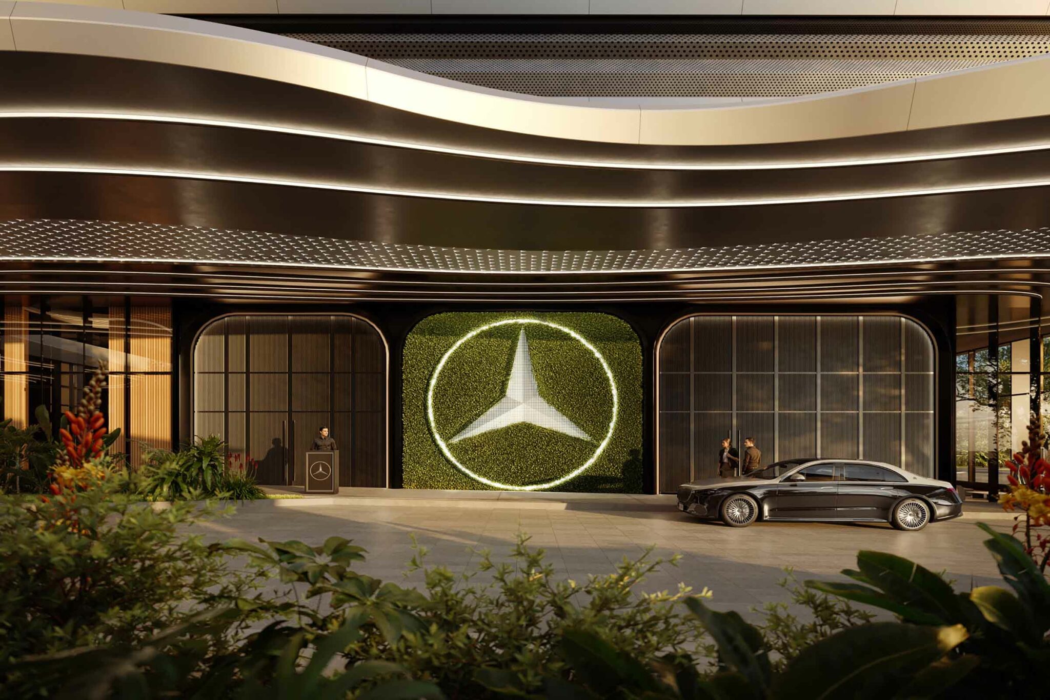 As Mercedes Benz Places in Brickell Pours Its Foundation, 1 Southside ...
