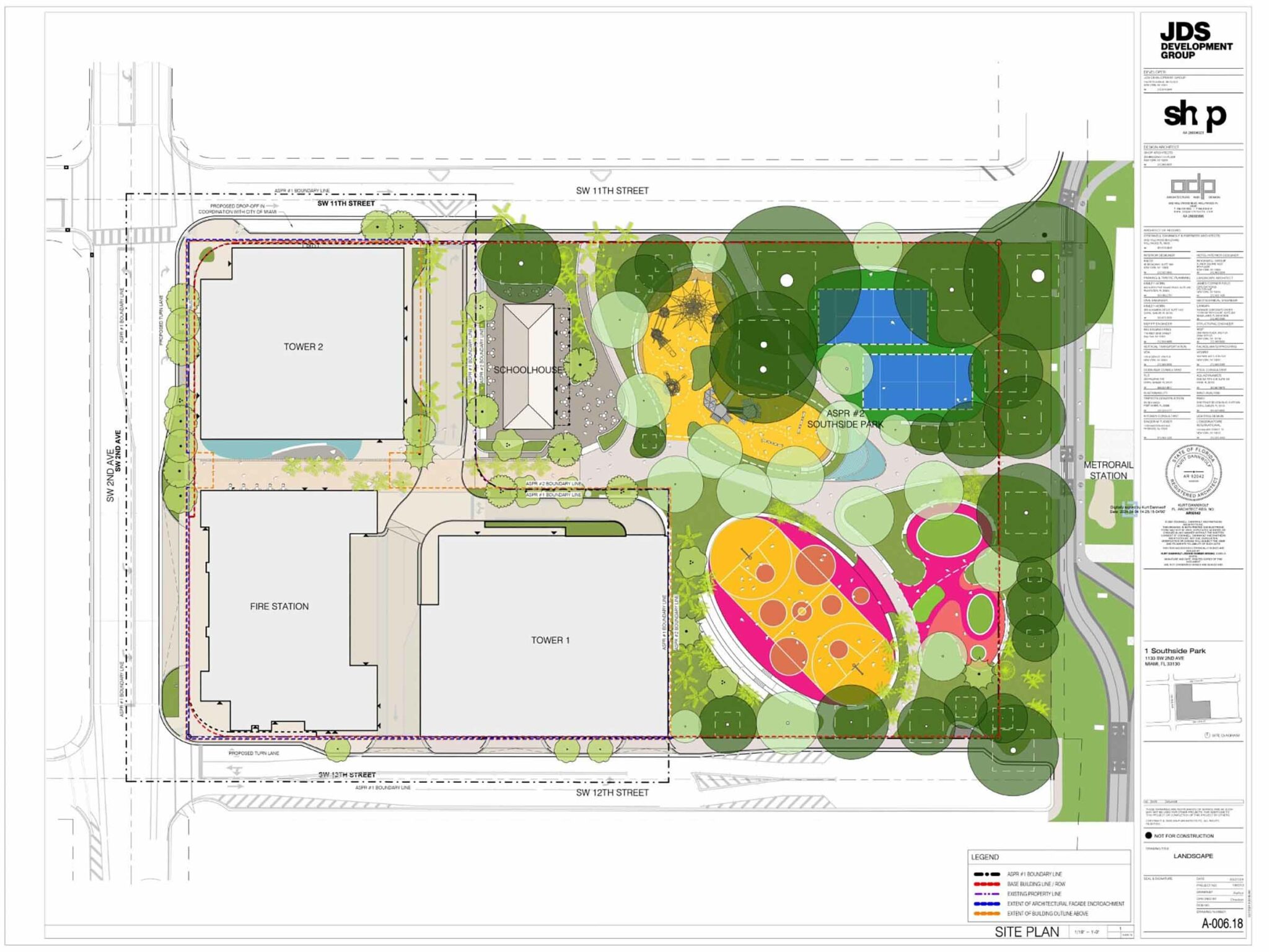 As Mercedes Benz Places in Brickell Pours Its Foundation, 1 Southside Park Unveils New Plans ...